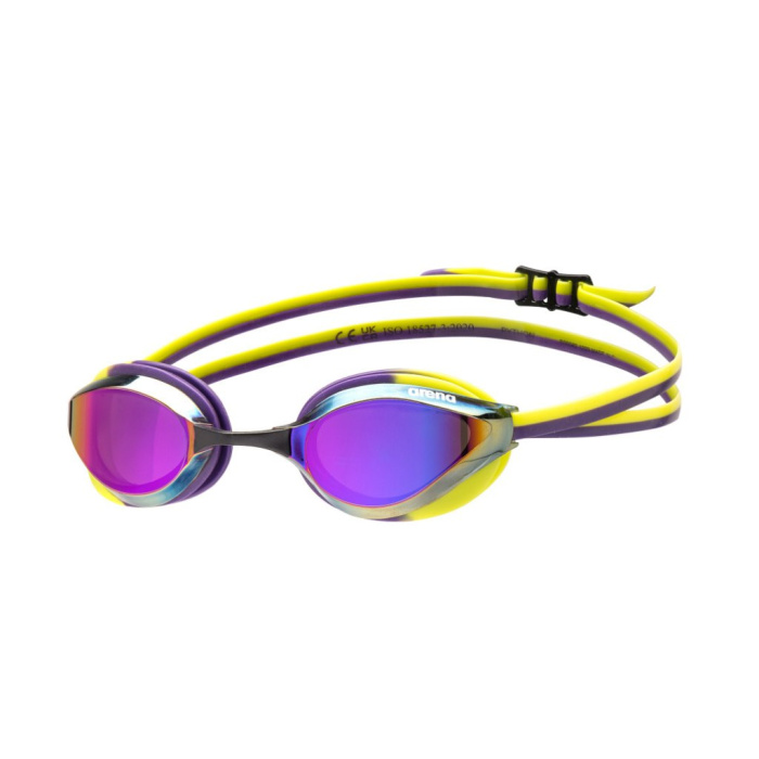 Arena Python Mirror Goggle Violet/Plum/Lime | Ness Swimwear