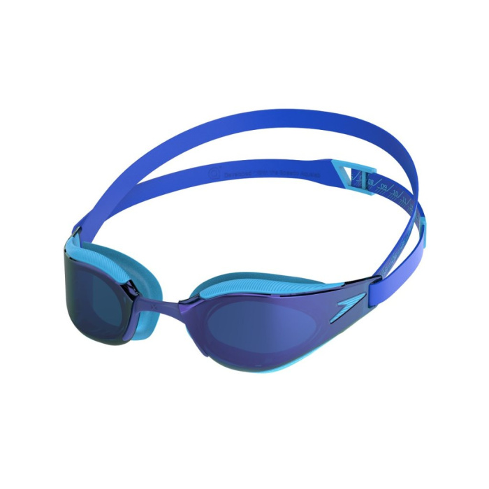 Speedo Fastskin Hyper Elite Mirror Junior Goggle - Picton Blue/Cobalt/Iris