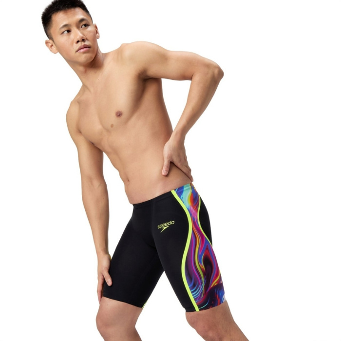 Speedo Mens Fastskin LZR Pure Intent 2.0 Jammer - Black/Molten Blur ...