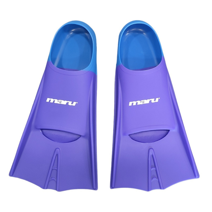 Maru Short Blade Fins Purple/Blue| Ness Swimwear