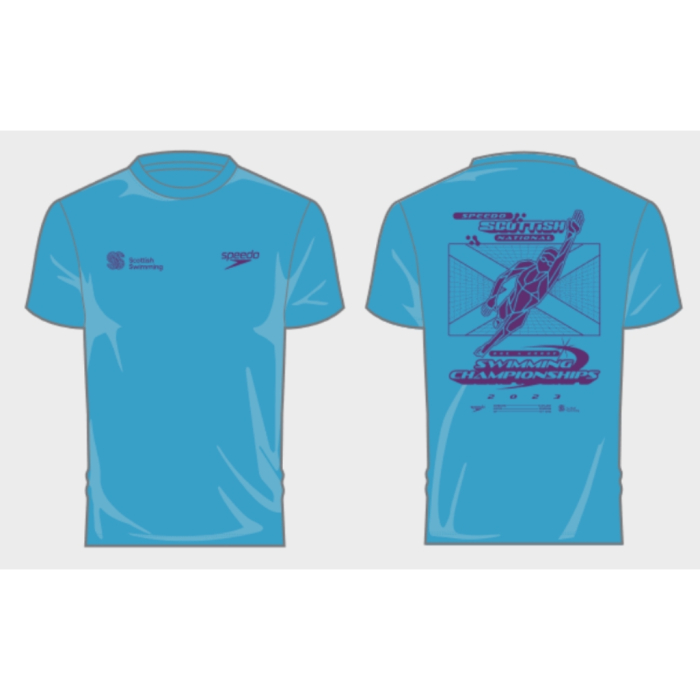 Scottish National Age Group Swimming Championships 2023 T-Shirt - Blue ...