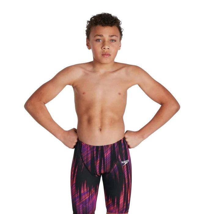 Speedo Boys Fastskin Jammer Black/Purple | Ness Swimwear