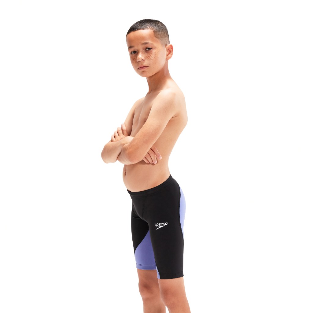 Speedo Jr Fastskin LZR Ignite Jammer Black/Miami Lilac | Ness Swimwear